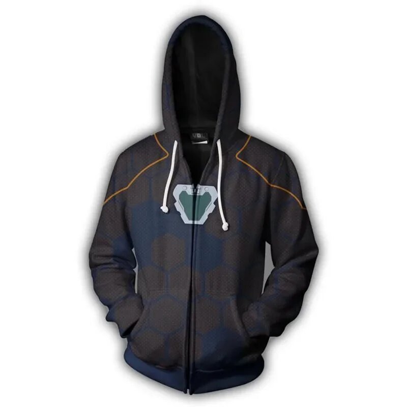 Толстовка Endgame с капюшоном и шляпой Тони Старк 4XL, Jacket 1