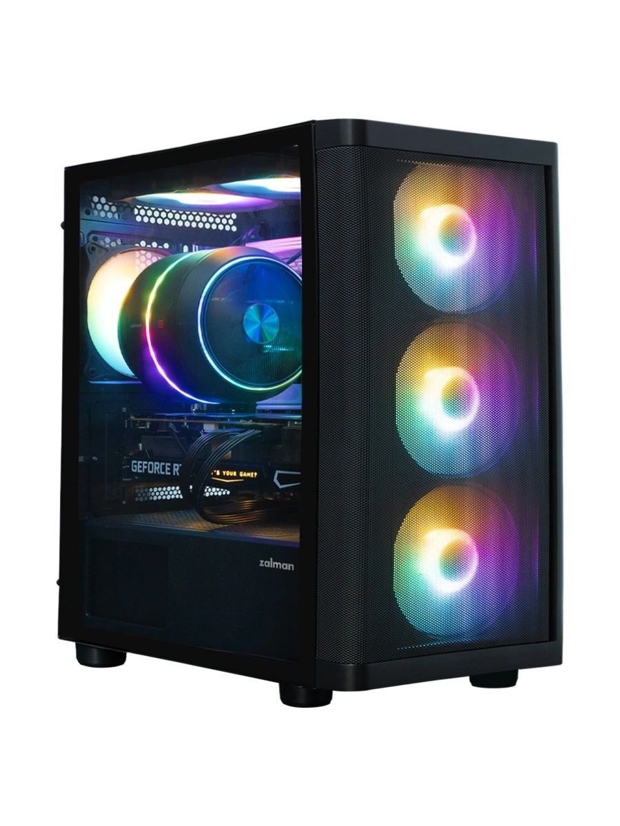 Корпус Zalman M4 SE черный без БП mATX 6x120mm 2xUSB2.0 1xUSB3.0 audio bott PSU