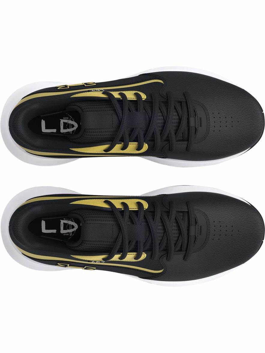 Кроссовки Under Armour UA Lockdown 7, полнота F (EU)/ на среднюю стопу, размер 11,5/13 US, черный/желтый — фото 1