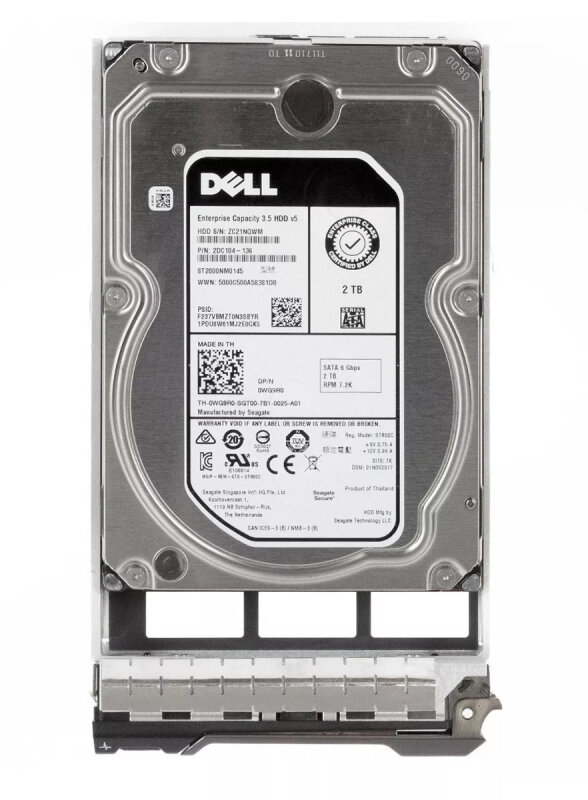 Жесткий диск Dell ST2000NM0145 2Tb 7200 SATAIII 3.5" HDD