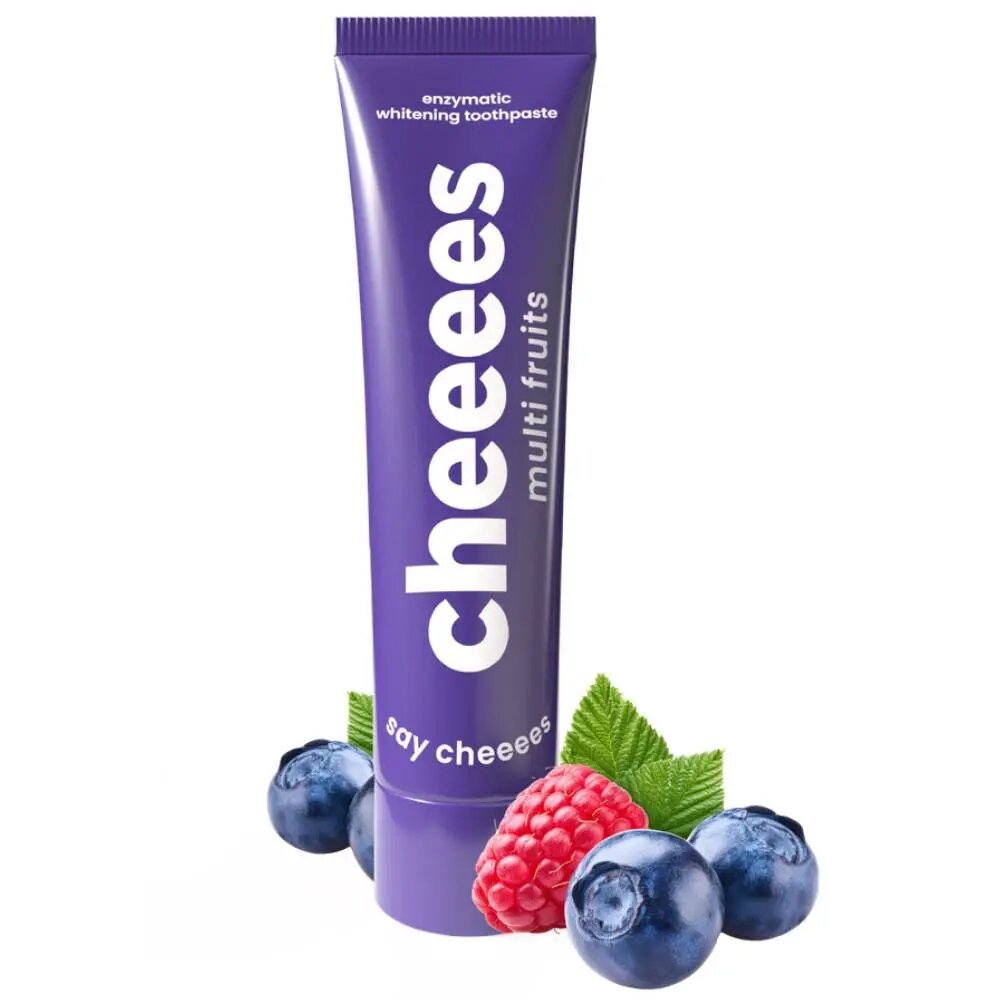 HERBADENT Осветляющая зубная паста Cheeees "Мультифрукт" 1450 ppm 7+, 60 г