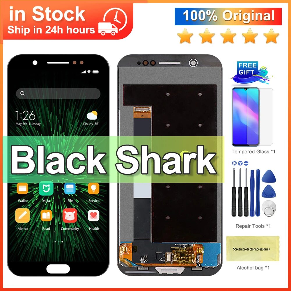ЖК-дисплей 5,99 'для Xiaomi Black Shark 1, сенсорный экран, дигитайзер, полная сборка, замена для Xiaomi BlackShark, дисплей