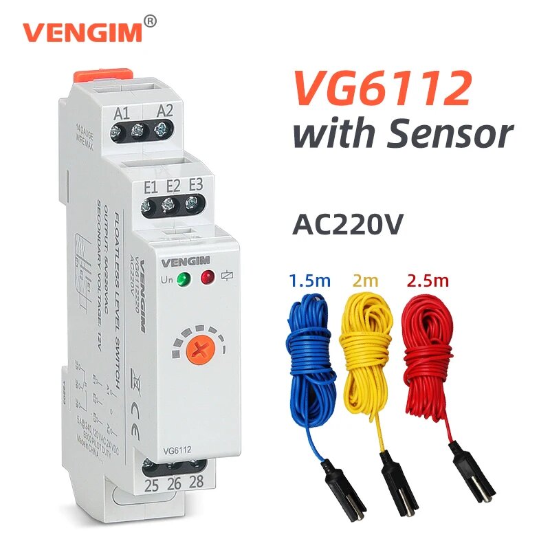 VENGIM VG6112 с датчиком, AC220V, 1.5/2/2.5м