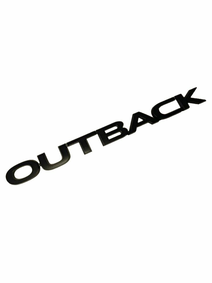 Эмблема (шильдик) OUTBACK 21,5/1,8 см на багажник для Субару логотип для Subaru outback