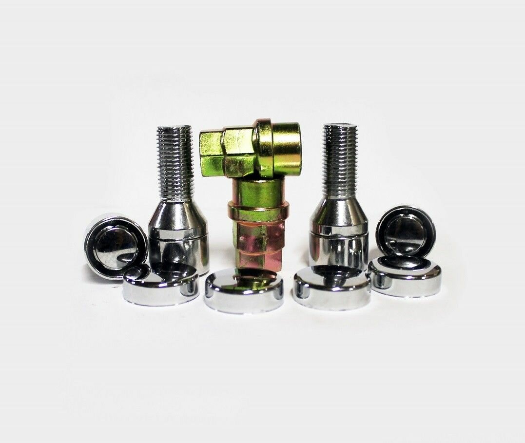 Секретки болты колесные Вектор M14x1,5x28 (17/19 кл) конус 4шт