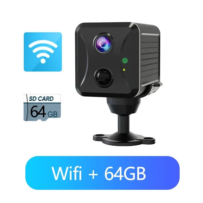 Безжиковая камера безопасности Ubox Mini 4G с SIM-картой или Wi-Fi Ультра Full HD камера наблюдения с батареей 3800 мАч низкий энергопотребление голосовое интерком видеонаблюдение CCTV-камера-