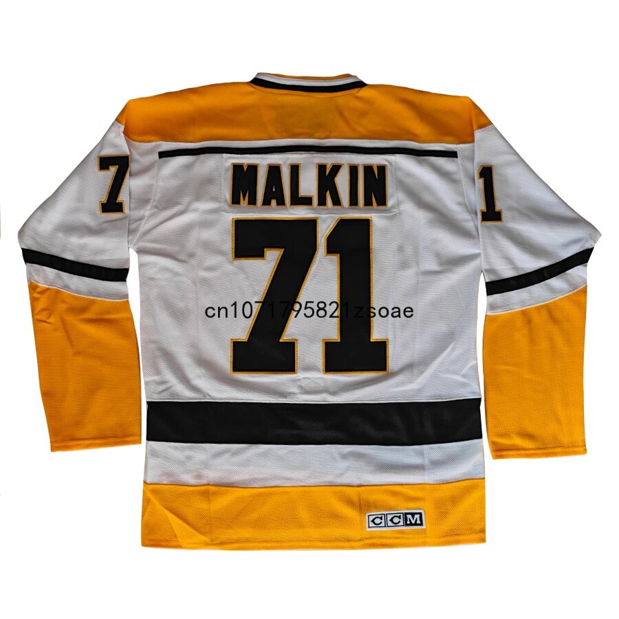 Хоккейная майка Malkin 71, желтая, размер M