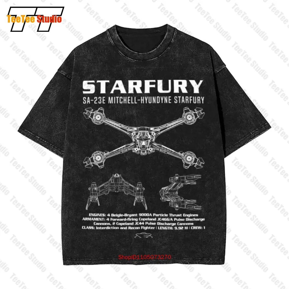 Винтажная футболка Babylon 5 Starfury XXL
