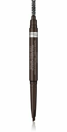 Карандаш для бровей Rimmel Brow This Way, темно-коричневый, 0,25 г