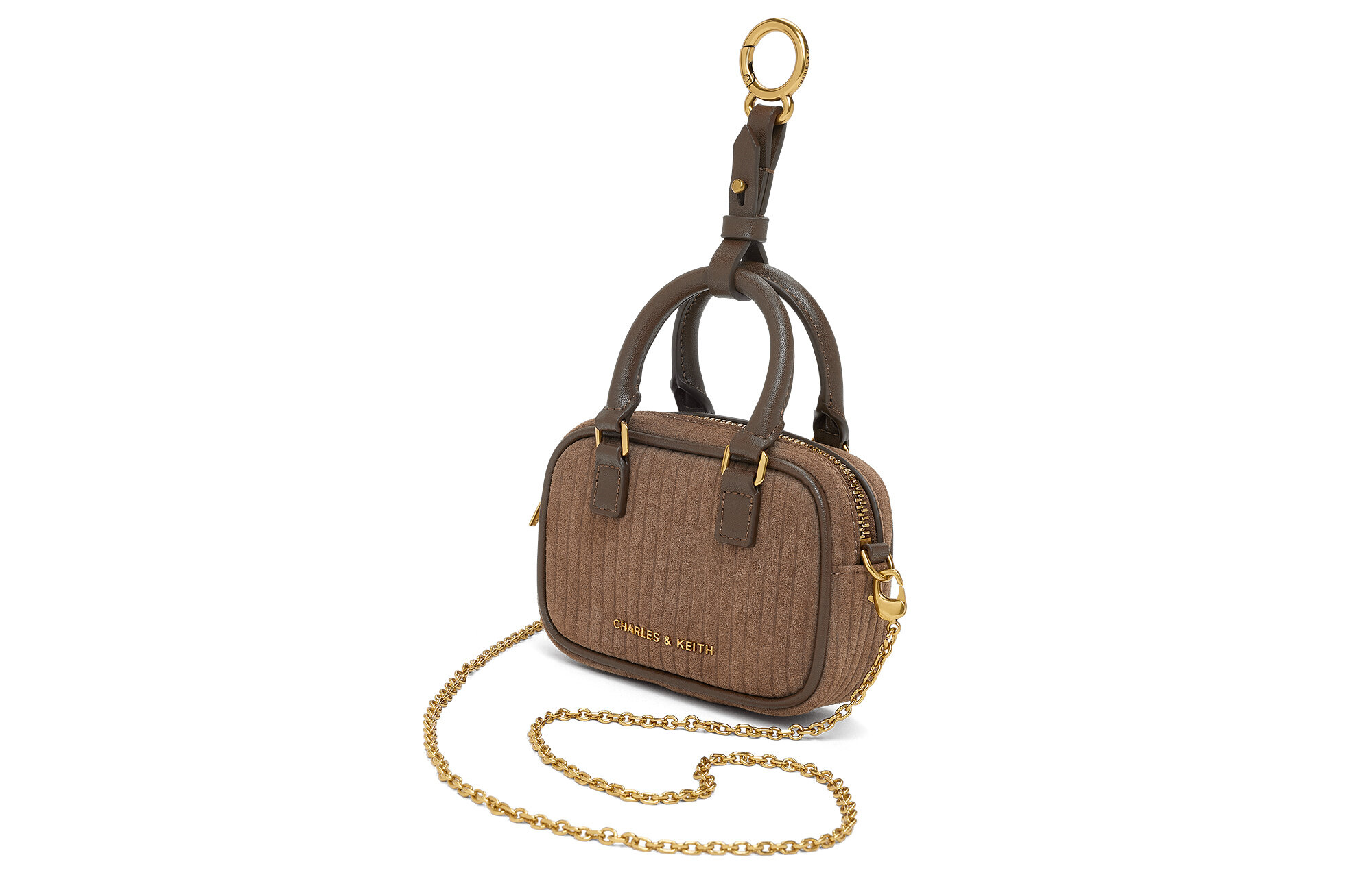 Сумка CHARLES & KEITH, мокко — фото 1