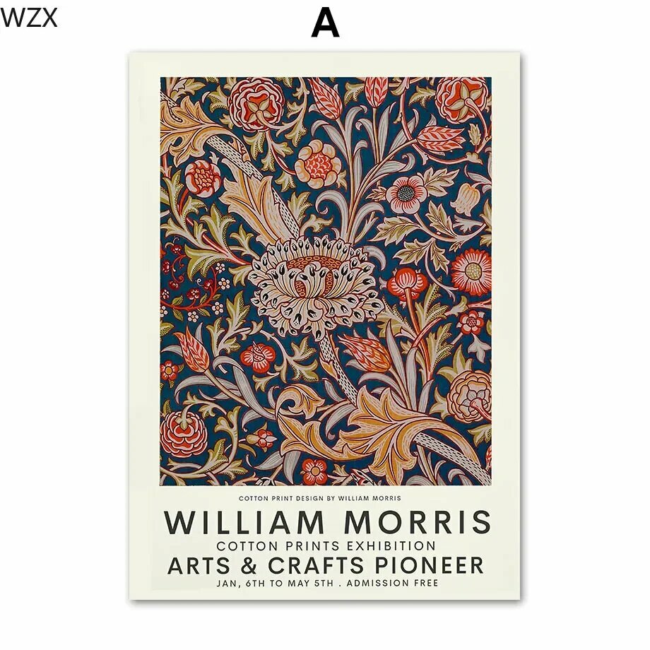 Настенная печать William Morris T3559 30x40см без рамки