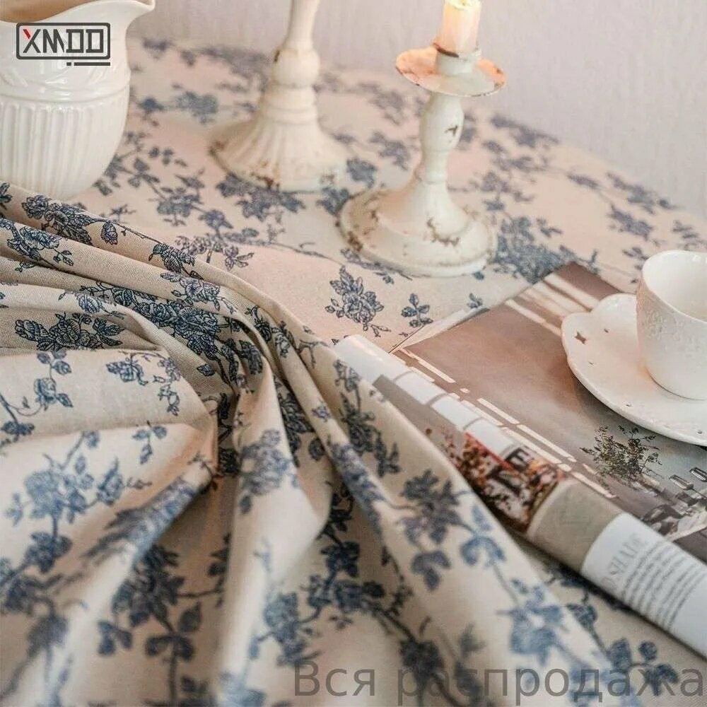 Скатерть Искусственный лён 150x150см