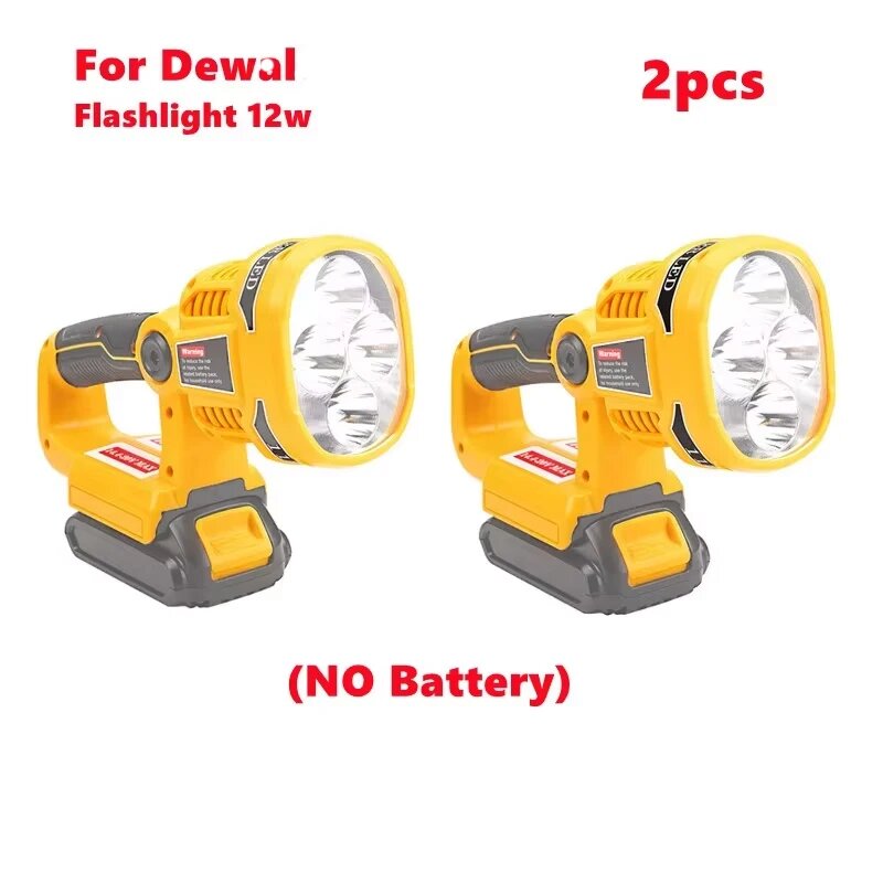 Фонарь 12W для Dewalt, 2шт (без аккумулятора)