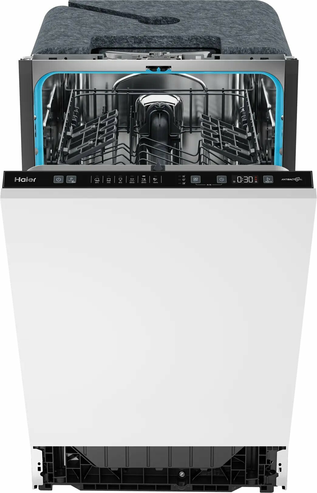 Встраиваемая посудомоечная машина Haier HDWE9-591RU, 9 комплектов, A класс, белая