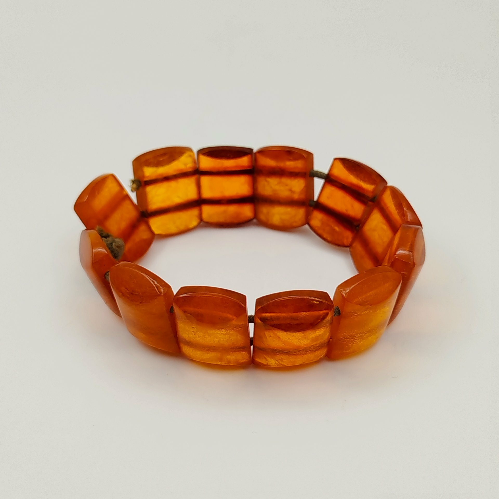 Браслет винтажный, янтарь, СССР, 1970-1990 гг.