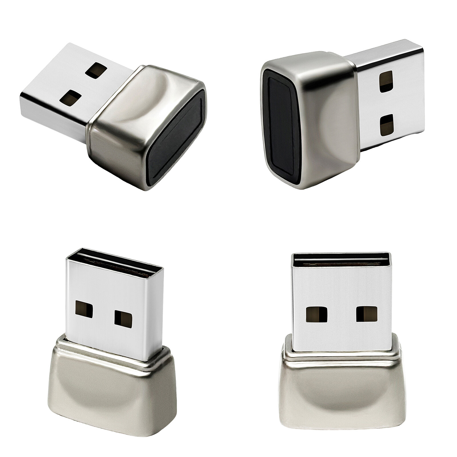 USB-сканер отпечатков пальцев для входа в Windows Hello, металлический, без драйверов