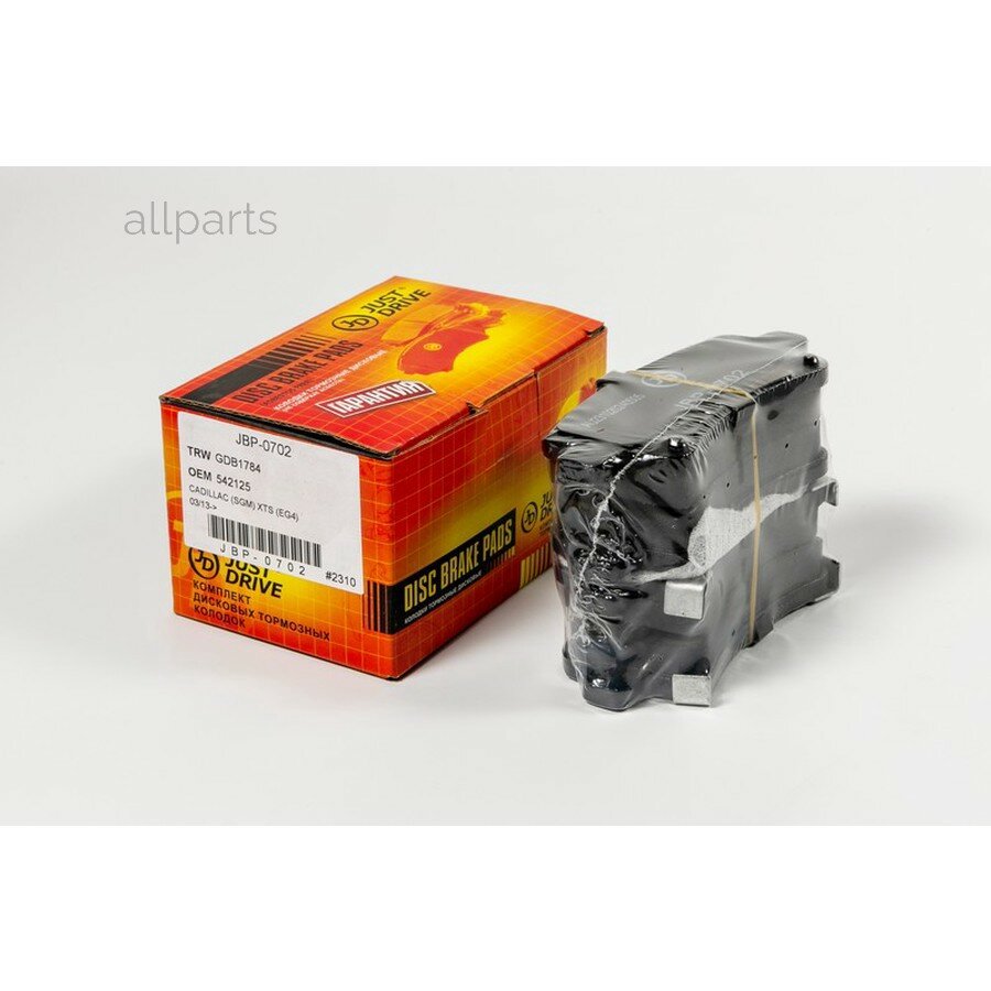 JUST DRIVE JBP0702 Колодки тормозные дисковые задние GDB1784