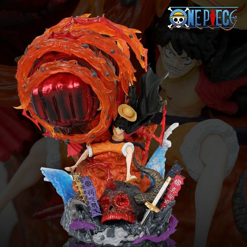Украшения ручной работы серии One Piece, Луффи ручной работы, огненные украшения Луффи