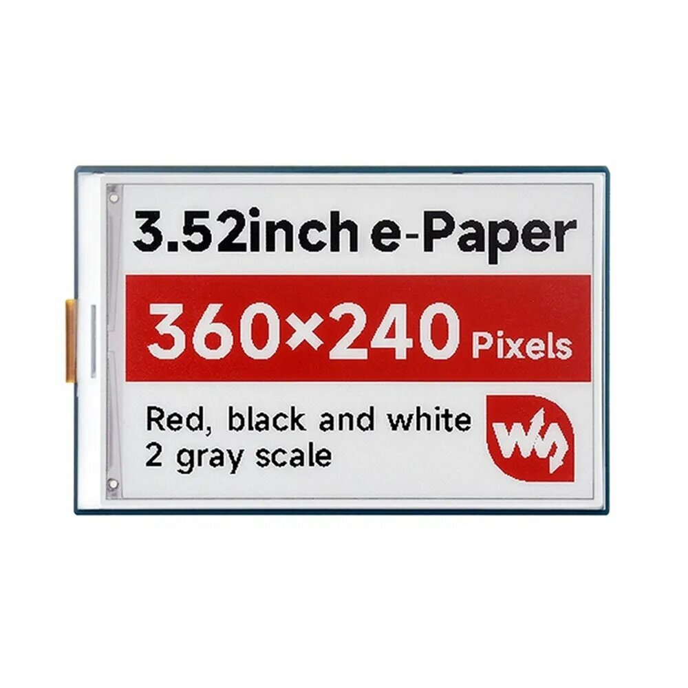 Модуль дисплея Waveshare EInk 352 дюйма