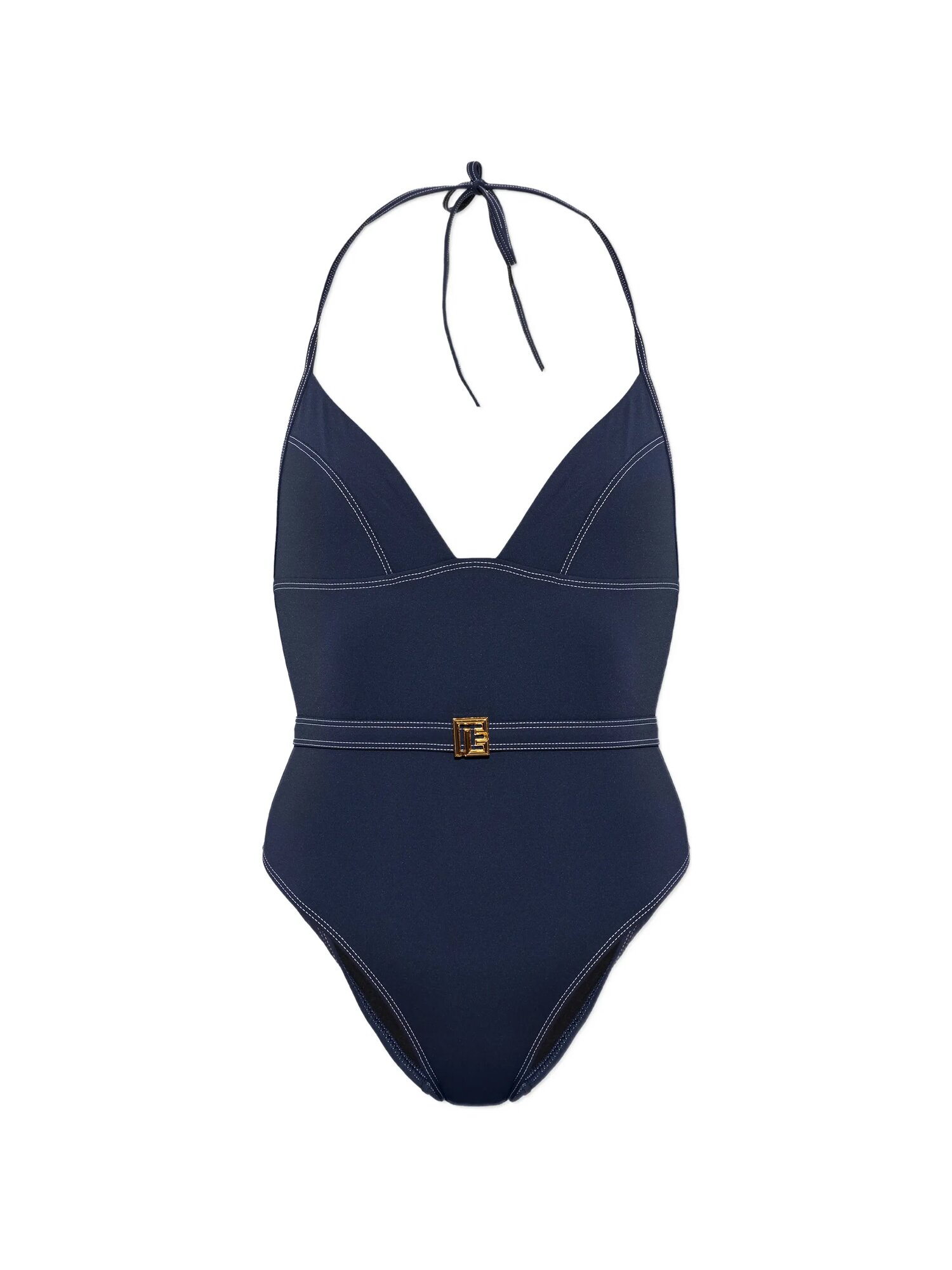 Купальник Belted contrast-stitch swimsuit