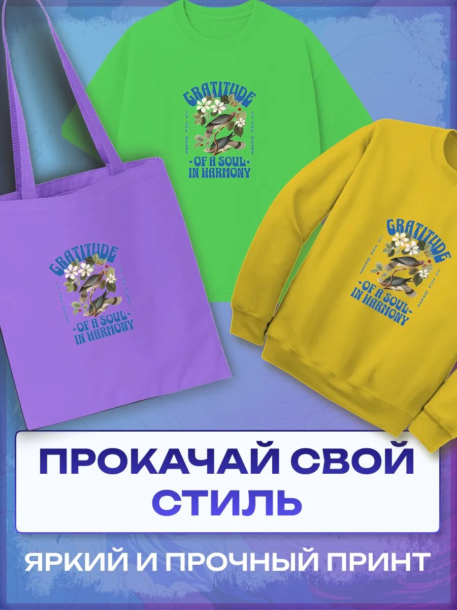 Термонаклейка gratitude — фото 1