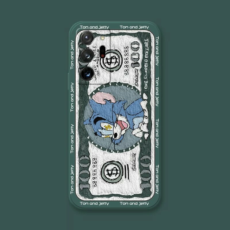 Чехол из жидкого силикона для Samsung Galaxy S24 с рисунком Тома (монеты) в ночном зеленом, премиум-финиш