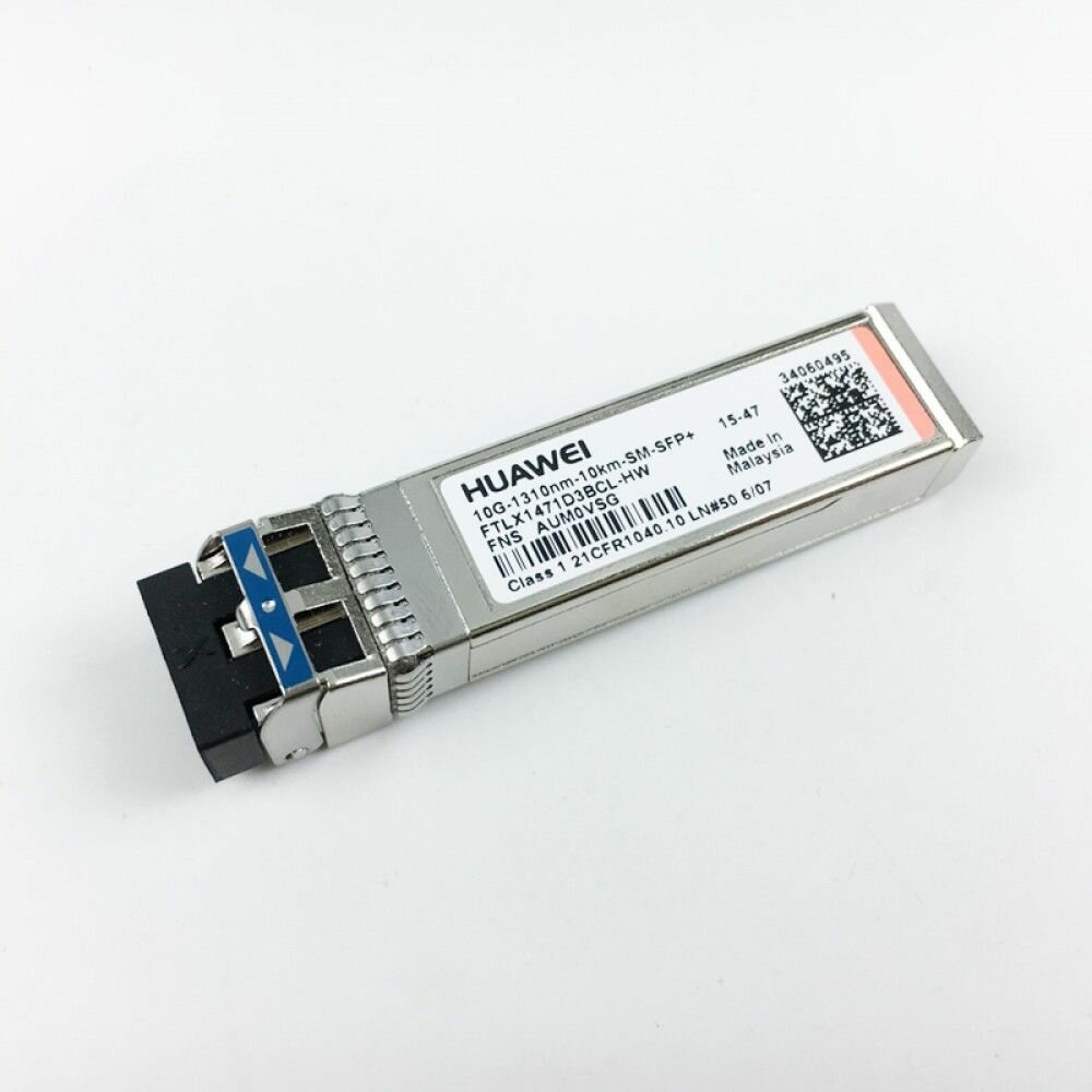 Трансивер Huawe* SFP+ 1310nm 10Gb/s 8.2 0.5dBm 12.6dBm LC SM 10km (34060495)