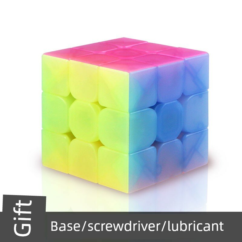 Кубики Qiyi Jelly Color 2x2, 3x3, 4x4, 5x5, пирамиды, Skewb, SQ1, Zongzi, мини-кубики, разноцветные Qiyi Warrior W,