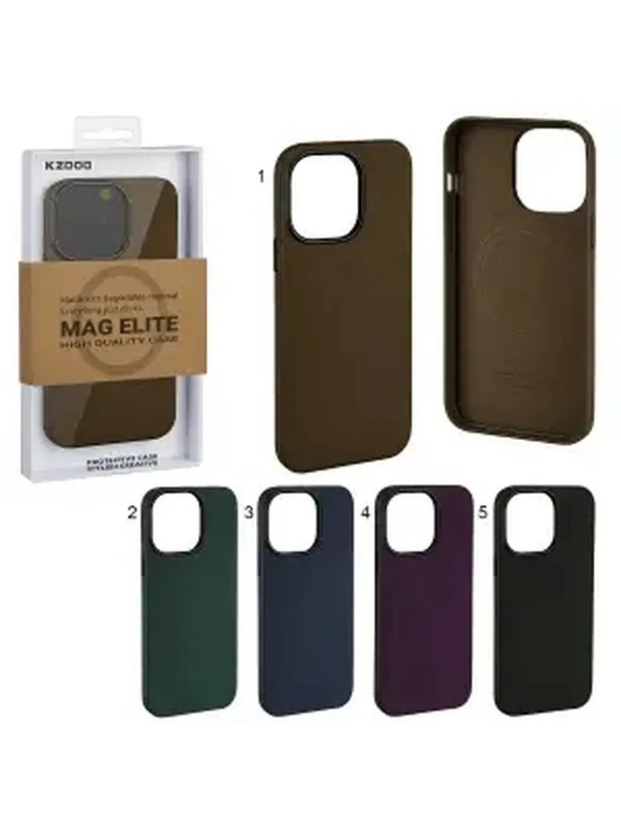 Элегантный чехол для iPhone 15 Pro Mag Elite K-DOO