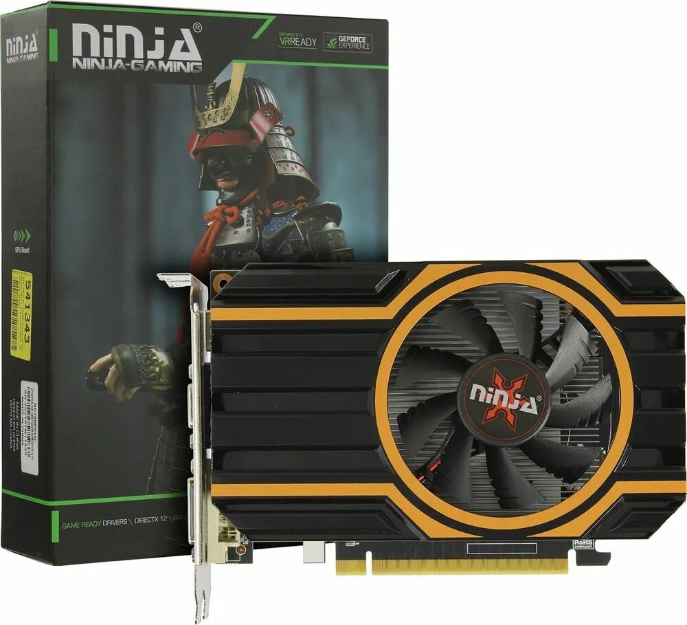 Видеокарта Sinotex Ninja GT740 PCIE (384SP) 4G 128BIT GDDR5 DVI/HDMI/CRT (NH74NP045F) RTL