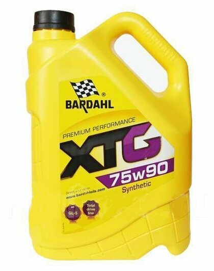 Масло трансмиссионное Bardahl XTG 75W90 синтетическое 5 л 36383