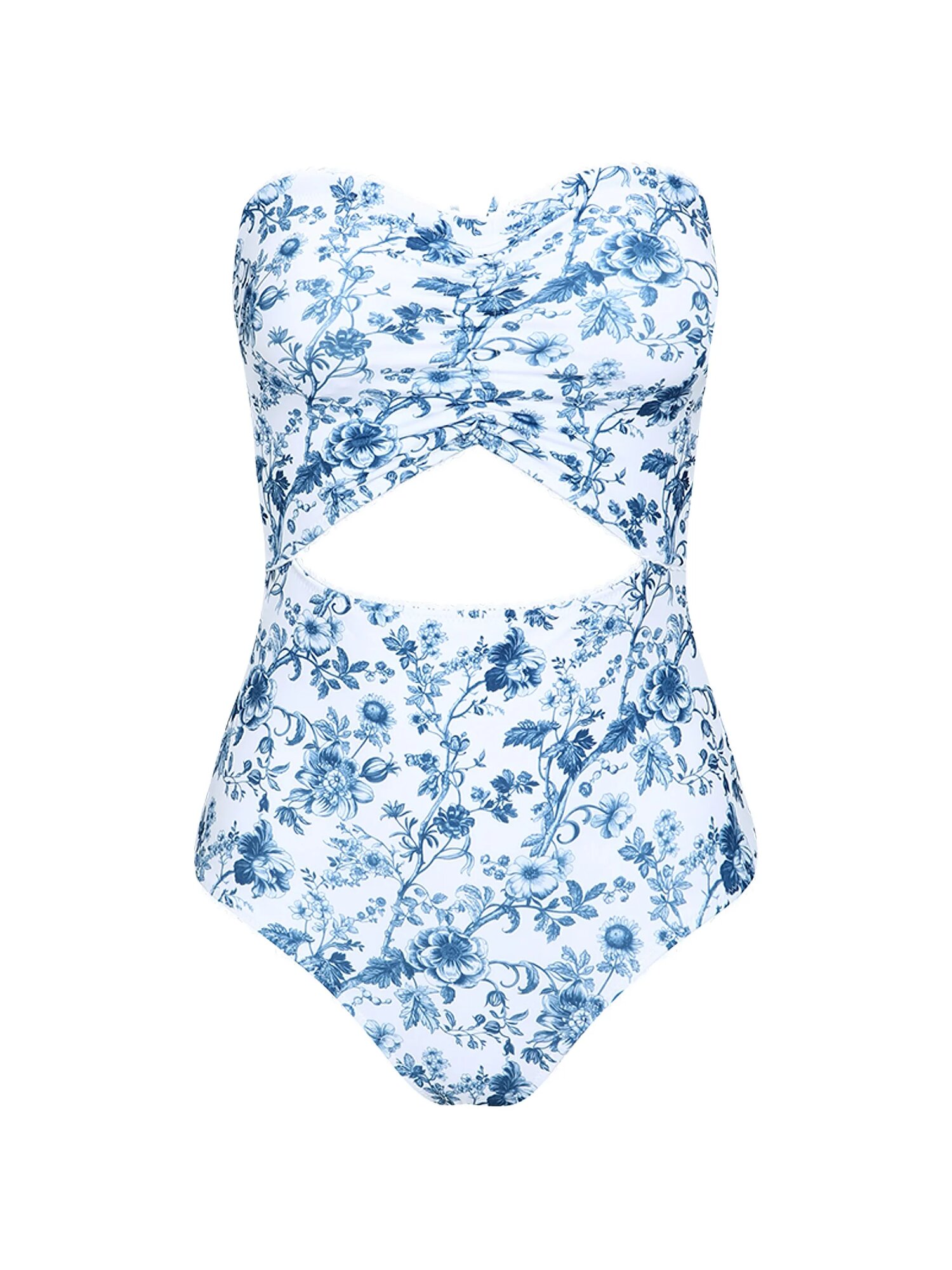 Купальник Lavienbleu floral-print cut-out swimsuit