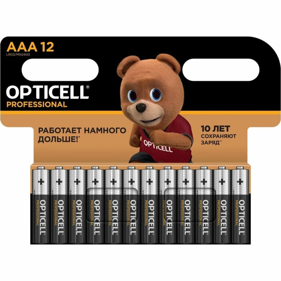 Батарейка OPTICELL Professional AAA 12шт/уп, 2057721