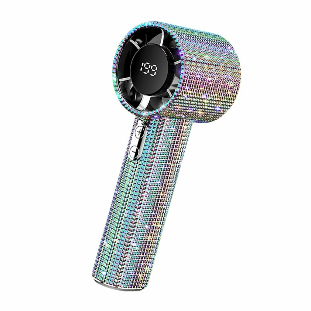 Портативный Ручной Вентилятор 199 Скоростной Охлаждающий USB-Аккумуляторный Вентилятор для Путешествий