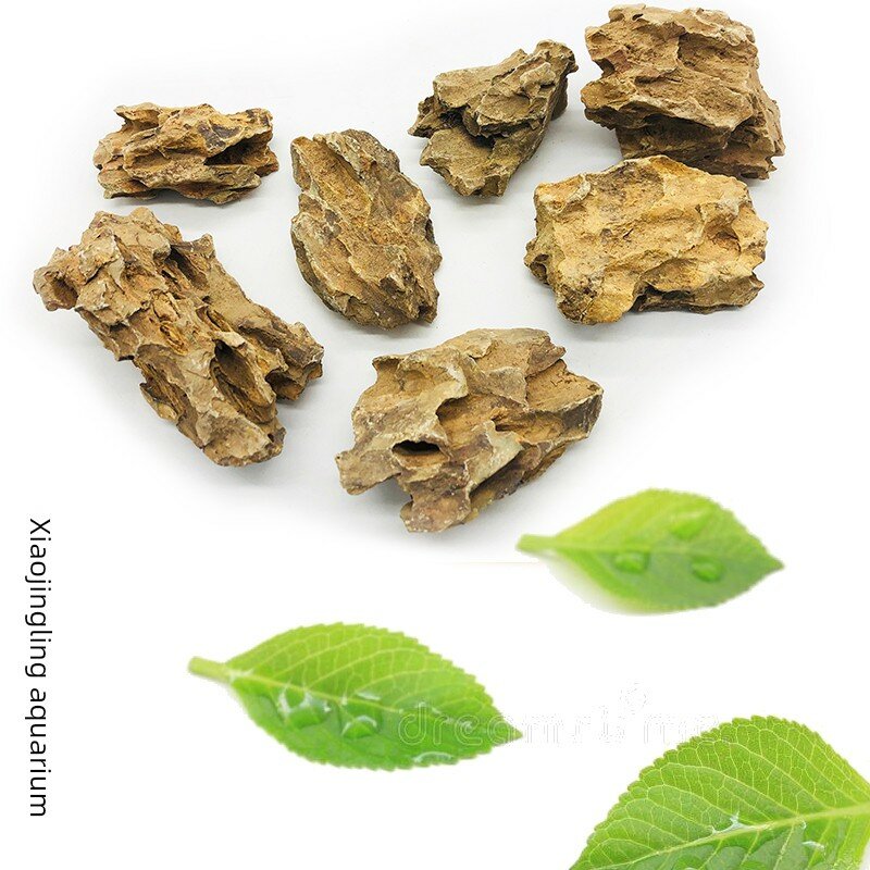 Натуральные крупные куски камня из коры сосны для аквариумов, пористый кислотоочищенный камень «зеленый дракон», набор