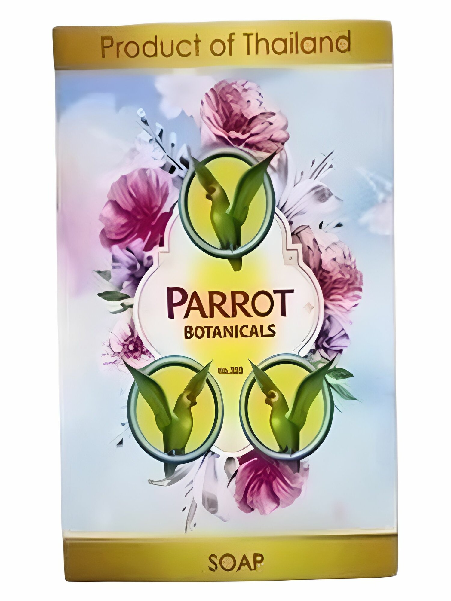 Тайское мыло Parrot Botanical, парфюмированное, для всех типов кожи, 70г