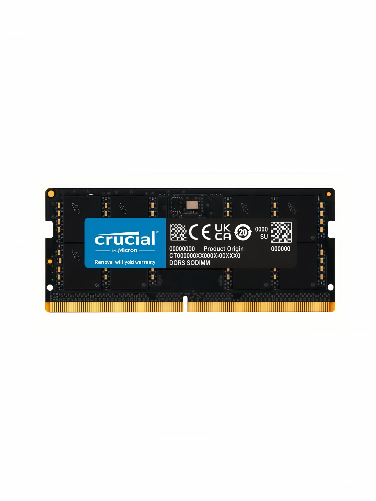 Память оперативная Foxline SODIMM 32 Гб DDR5 (FL5600D5S46S-32G) 5600 МГц, CL46, 1.1 В, черный