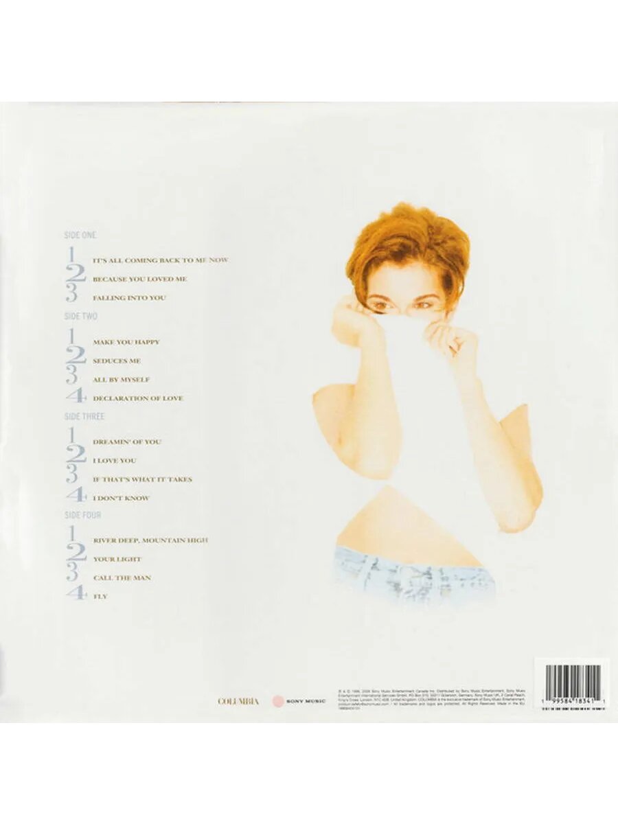Celine Dion - Falling Into You (2LP blue) — фото 1