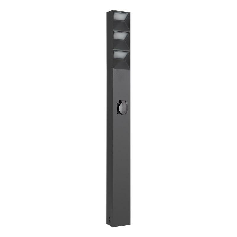 Светильник LGD-TILLIS-BOLL-SOCKET-H900-12W Warm3000 GR 92 deg 230В 12Вт 3000К IP54 метал. Arlight 055038