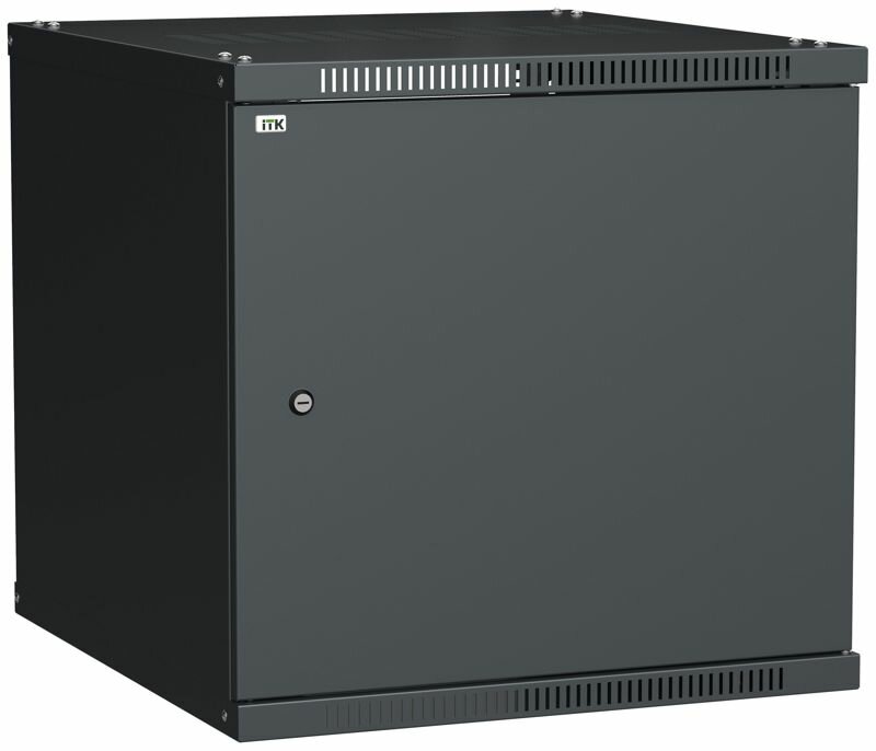 Шкаф LINEA WE 12U 600х650мм дверь металл черн. ITK LWE5-12U67-MF