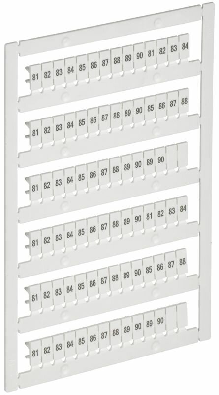 Маркер для CTS/CP 2.5кв. мм "81-90" ARMAFIX IEK AF-CT10D-M-D25-09