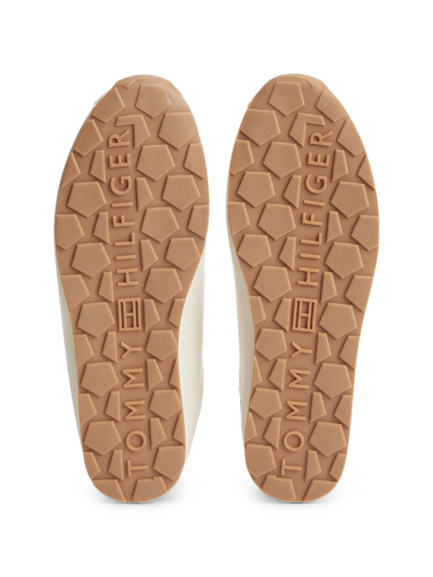 Кроссовки TOMMY HILFIGER Monogram leather sneakers, размер 38 EU, разноцветный — фото 1
