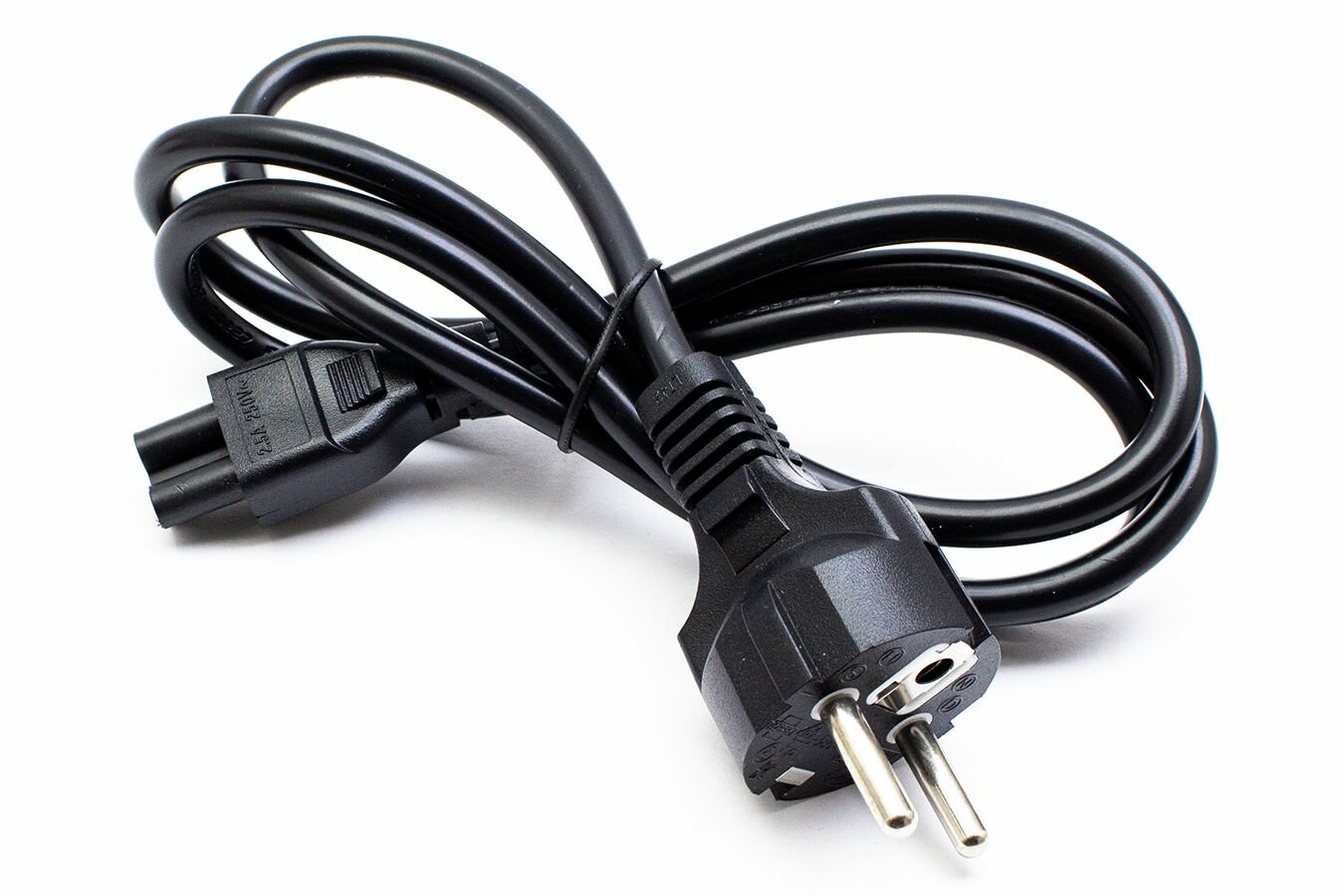 Кабель питания CEE 7/7, IEC 320 C5 3 pin медь с заземлением
