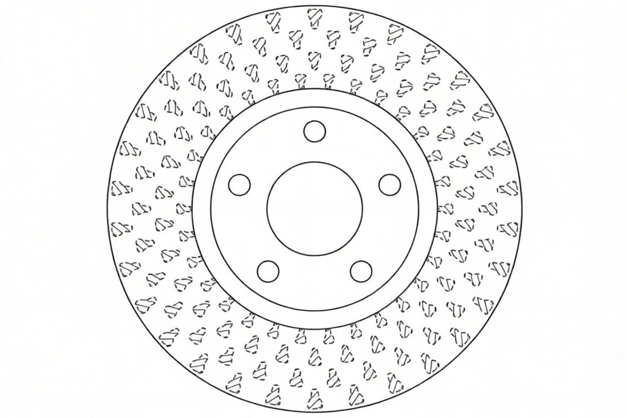 Диск тормозной передний MERCEDES W176, W246 DF6501 TRW арт. DF6501
