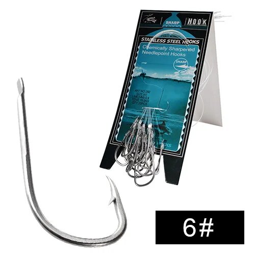 Рыболовные крючки FISH KING, 20 шт, Size 6