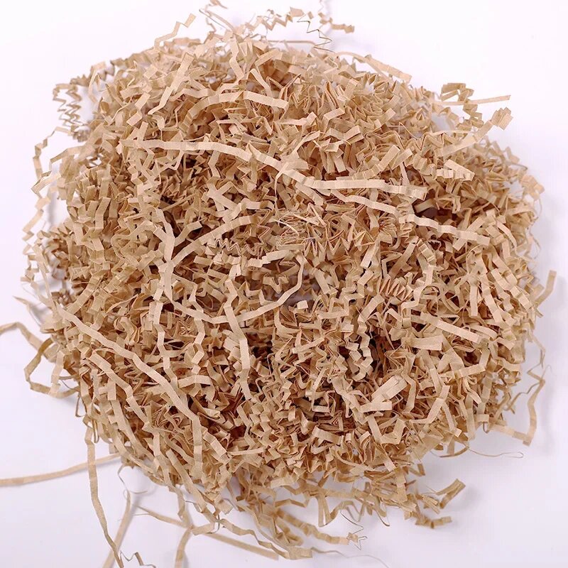 Наполнители для подарочных коробок из крафт-бумаги Бежевый, Brown, 1000g