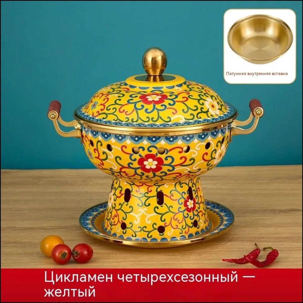 Кастрюля, Медь, 3 л, 1 шт