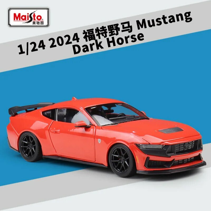 Maisto Ford Mustang Dark Horse 2024 Red 1:24