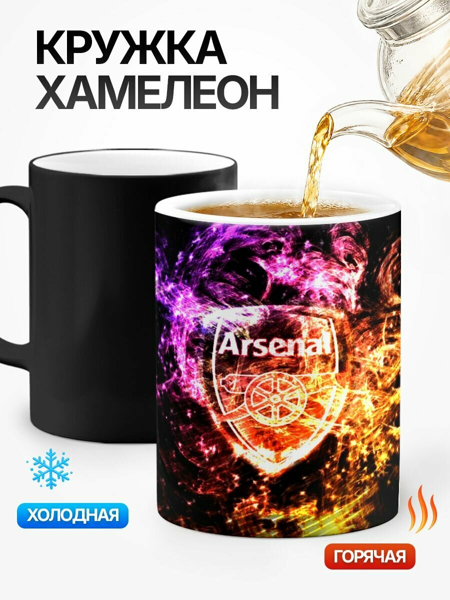 Кружка хамелеон Arsenal FC Арсенал