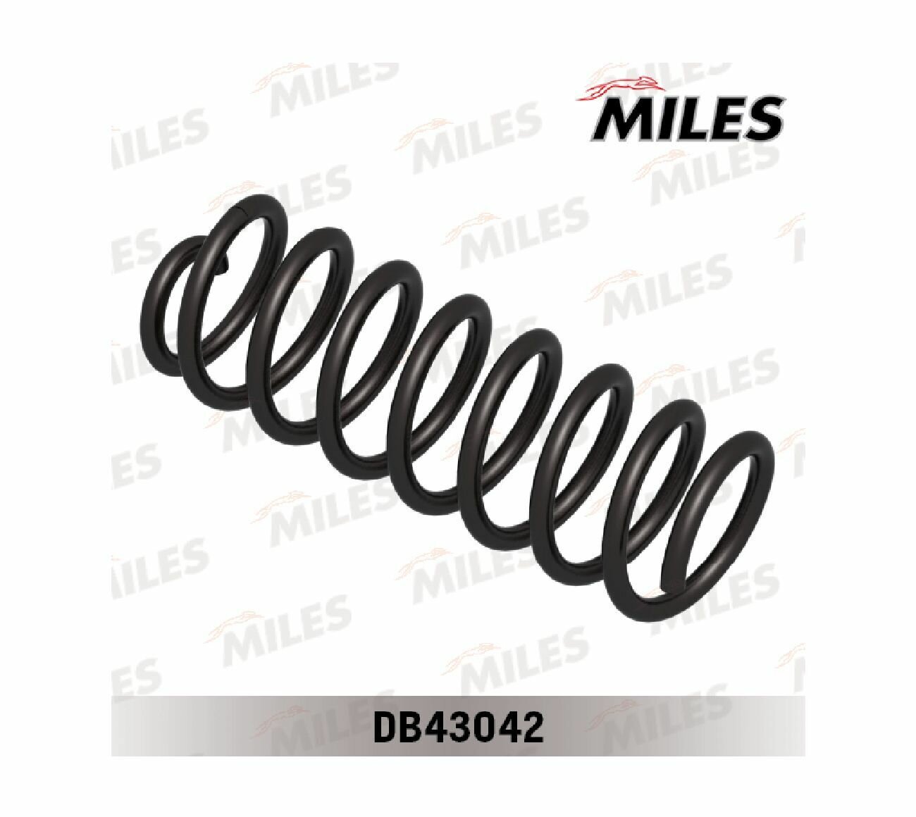 Пружина подвески RENAULT LOGAN 1.4/1.6 04- задняя DB43042, MILES DB43042